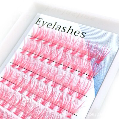 .Vertical grafting eyelashes Colorful stage money Hot melt h