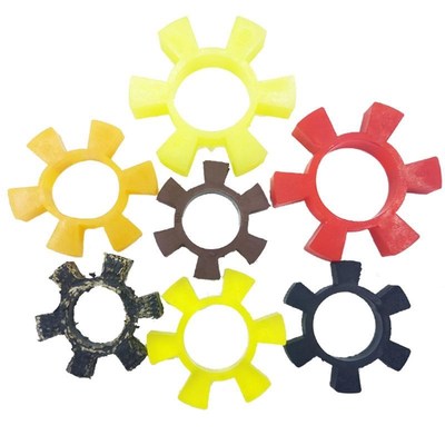 联轴器橡胶八角缓冲垫T154/170/195/200/21M0260聚氨酯L六角梅花