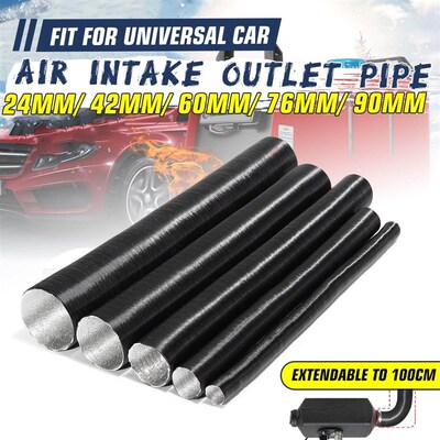 极速Car Air Heater Ducting Pipe Hose Line 24/42/60/76/90mm D