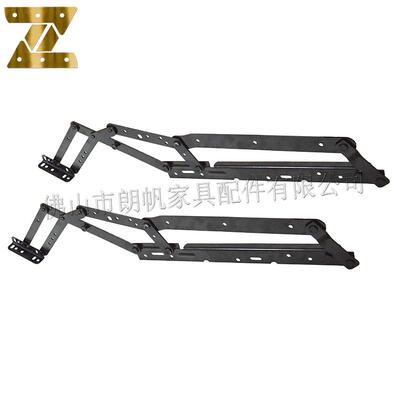 朗帆LFF004功能家具五金折叠铰儿童椅二折铁架沙发椅脚踏配件