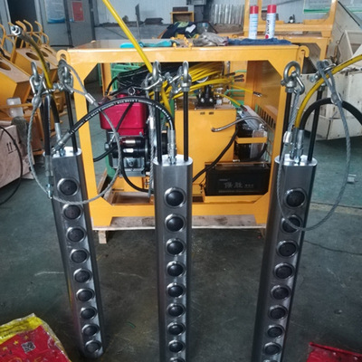 劈裂棒开山机液压劈裂棒设备矿山岩石开采无飞屑电动分裂棒批发