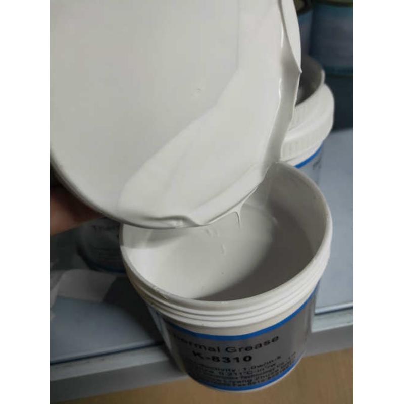 卡奇达K8310导热硅脂绝缘耐高温散热膏白色硅胶不固化1000克罐