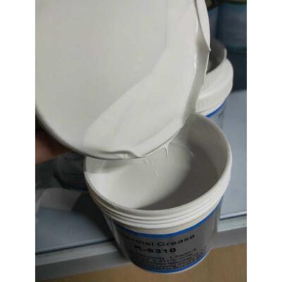 卡奇达K8310导热硅脂绝缘耐高温散热膏白色硅胶不固化1000克罐
