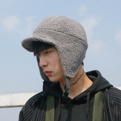 INS Winter Warm Bomber Hats For Men Women Japanese Ear Prote
