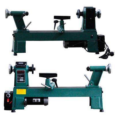 小型木工机械设备MC1218VD无极调速数显木工车床DIY手工桌面车床