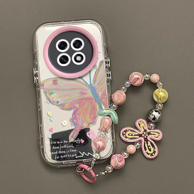 适用OPPOK13s手机壳K13s5G保护套OPPO新款镜子镜面软壳镜头全包防摔高级感OPOOK外壳OPK0PP0OPPK男女彩花蝴蝶