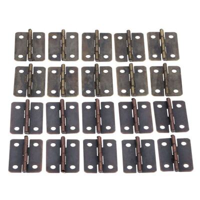 极速50 Pcs Antique Cabinet Hinges Furniture Fittings Jewelry
