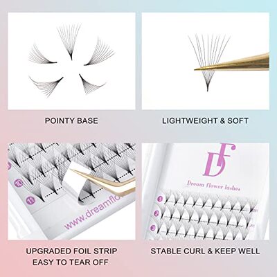 好货Lash Extension 10D-0.05C Premade Fans Eyelash Extensions