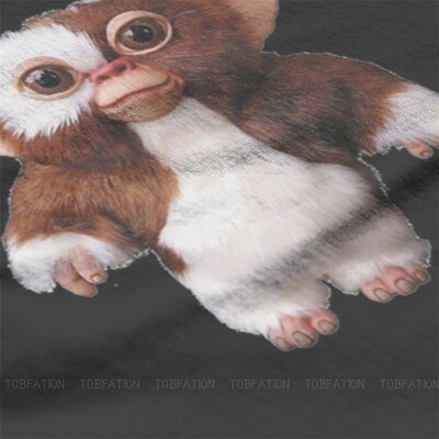 极速Gremlins  Horror Film Cute MOGUAI Tshirt Classic Men Gra