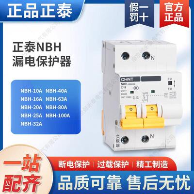 NBH-100NGQ过欠压自动重分闸40A家用100A过载漏电保护1P+N 4P