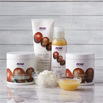 NOW Solutions  Shea Butter  Skin Emollient  Seals in Moistur