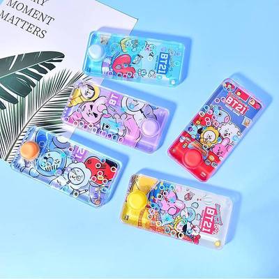 圈圈幼儿塑料环掌上套环水中益智密封泡泡套圈游戏机手动儿童宝宝