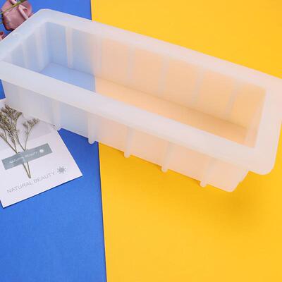 1400ml渲染盘1.5升长方形不涨肚肥皂硅胶模具蛋糕土司模土司diy