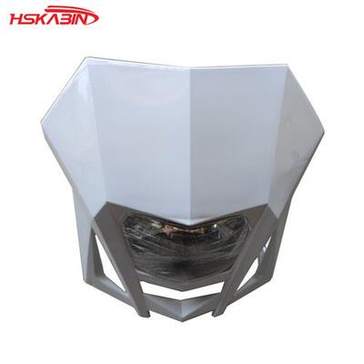 越野摩托车本CRF450田北海鬼脸正林KT230前照灯大灯总成鬼面头罩