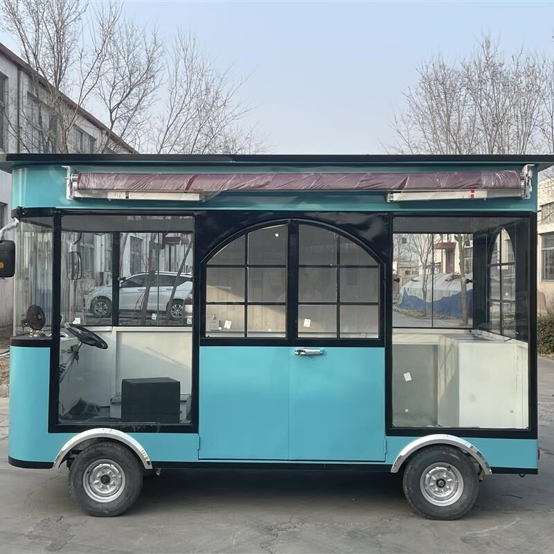 小吃车电动三轮车摆摊商用餐厅A移动早餐车夜市臭豆腐小推车美食