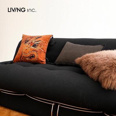 LIVING inc.藏龙 新中式龙年抱枕2024新年款东方美学客厅沙发靠垫