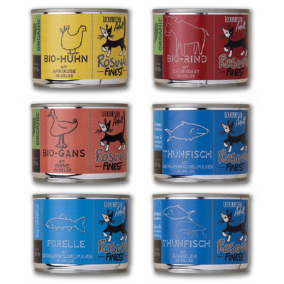 德国进口Rosina露仙娜有机认证天然无谷主食猫罐罐头幼猫成猫湿粮