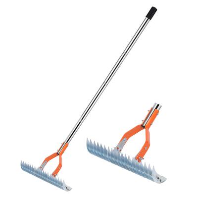 草坪茅草耙多功能草坪梳理耙庭院花园耐用土壤耙园林耙子