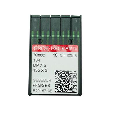 格罗茨DP*5防热金针1小盒双针机套结机锁眼机机针镀钛防钻绒