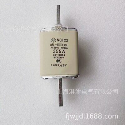 熔断器NGTC2保险丝熔芯半导体设备熔断体上海陶瓷电器/飞凰低压