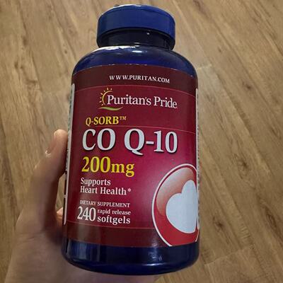 Puritan'sPride辅酶q10美国进口200mg240粒普丽普莱coq10保护心肌