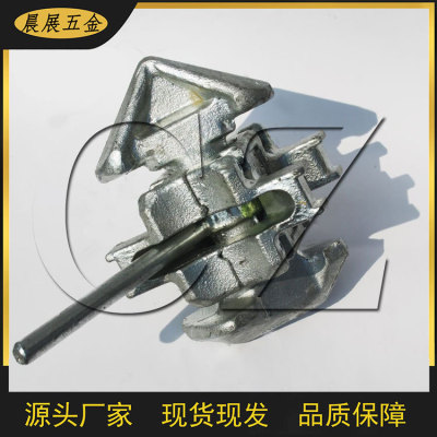 现货生产供应锻造钢船舶集装箱紧固锁绑扎件半自动扭锁中间扭锁