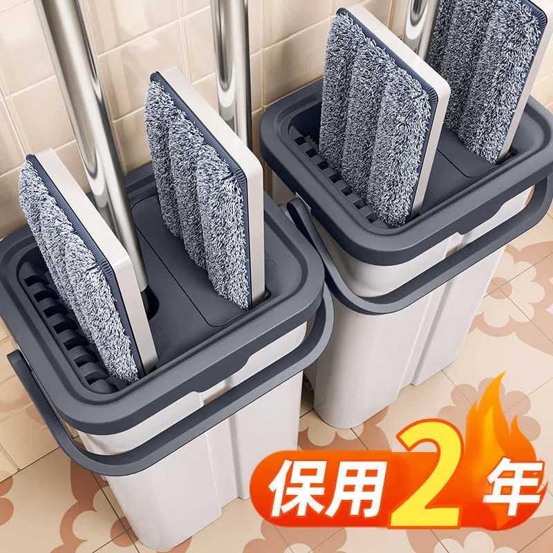 2023新款平板拖把家用一拖净免手洗懒人地拖P布刮刮乐墩布拖地神