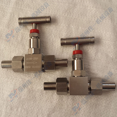 厂家直销J23W-25P不锈钢外螺纹针型阀 外螺纹截止阀 针型截止阀