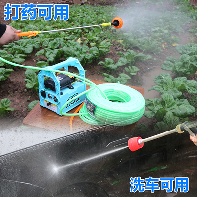 农用电动喷雾器手提m式充电果树打药机抽水洗车机高压隔膜双泵机