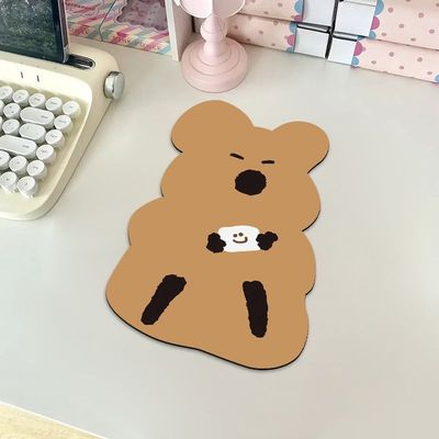 柿子椒熊鼠标垫笔记本便携滑鼠垫