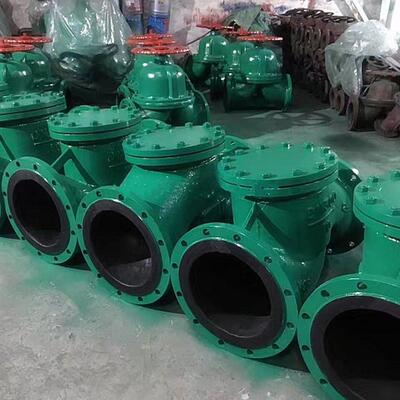 H41J-16C衬胶止回阀铸钢衬胶止回阀H41J卧式衬胶止回阀DN125