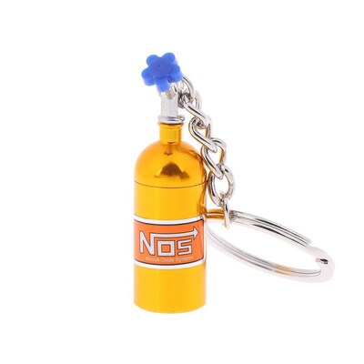极速NOS Turbo Nitrogen Bottle Metal Key Chain Key Ring Keych