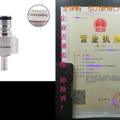 Ferroday Stainless Carbonation Cap Counter Pressure Bottle