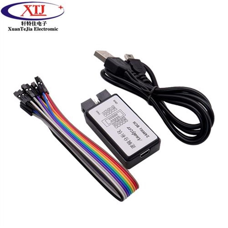 USB逻辑分析仪 单片机ARM FPGA调试利器M 24M采样8通道usb