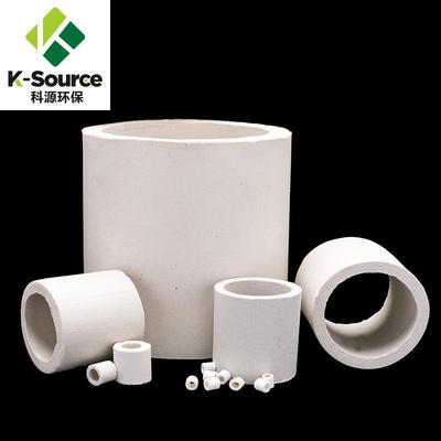 科源环保供应25陶瓷拉西环塔内件陶瓷散堆填料拉西环