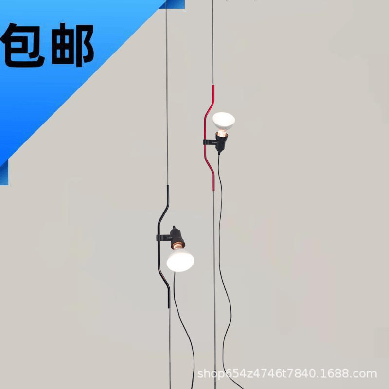 意大利客厅沙发落地灯异形铁艺卧室床头装饰氛围个性创意可调立灯