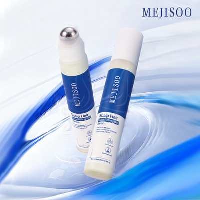 跨境外贸Scalp Hair Care Rolling Ball Serum头皮护发滚珠精华液