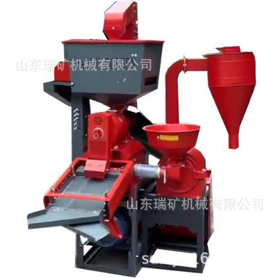 自动进成料商IAV款用碾米机去石排渣米分离打米机小麦水稻碎一次