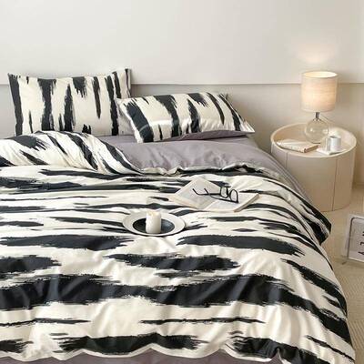 全棉.床单被22104套男士简约纯棉新四件套少学生青年小清三件套15