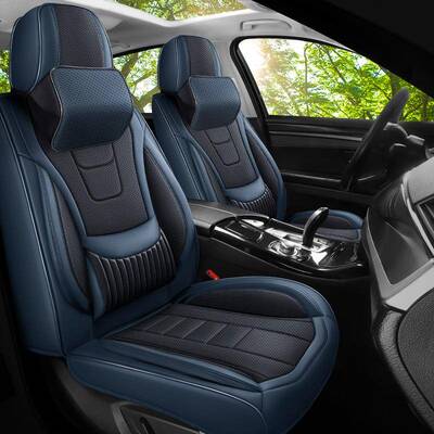 新款全包全皮车坐垫定靠腰汽车座垫C301固四季通座套纳帕皮革座椅