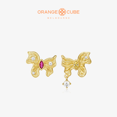 Orange Cube小飞马耳饰925银耳钉设计师轻奢气质高级感耳钉配饰女