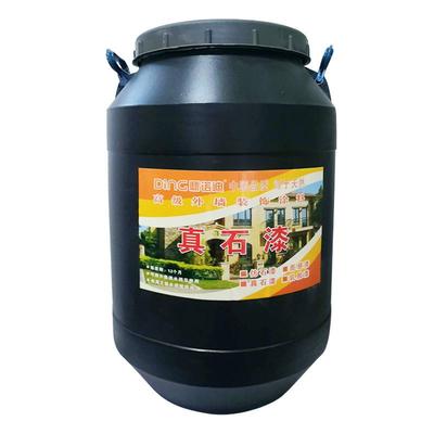 厂家直供鼎诺迪真石漆高光自喷氏外墙漆75kg桶装真石漆