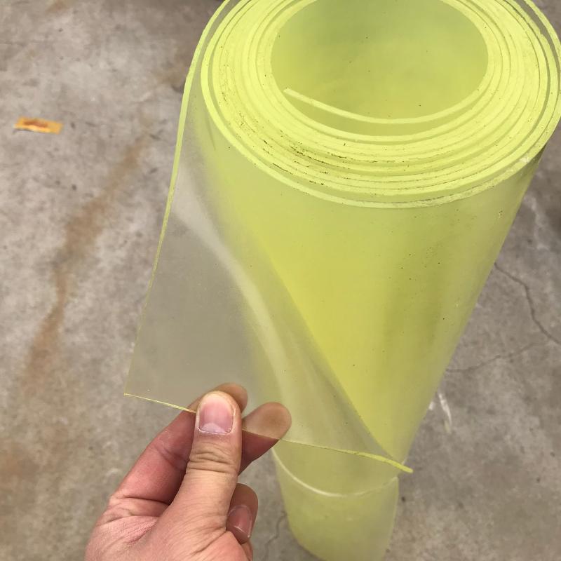 牛筋防水橡胶板耐磨PU板胶板板卷非标加工优力弹力定制聚氨酯板棒