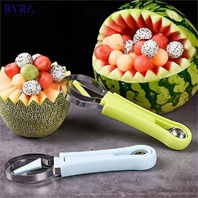 4 In 1 Watermelon Slicer Cutter Scoop Fruit Carving Knife