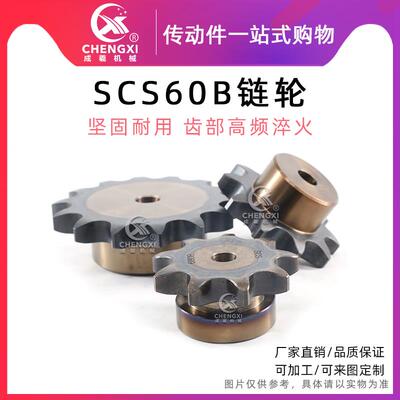 SCS高精度单排链轮S60 12A 60B21齿 60B22齿 60B23齿 60B24齿