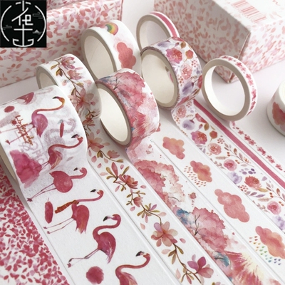 好货8 pcs/pack Green Leaves Cactus Washi Tape Set