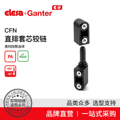 Elesa Ganter伊莉莎冈特 CFN. 直排套芯铰链 高科技聚合体
