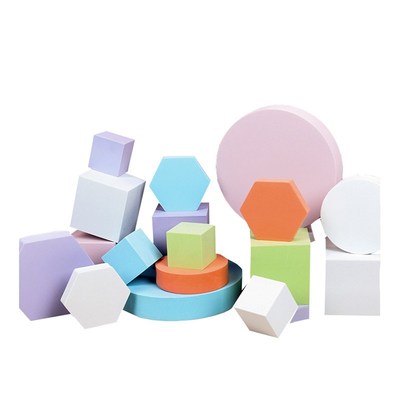 Nordic Style Cube Background Props Solid Color Foam Geometri