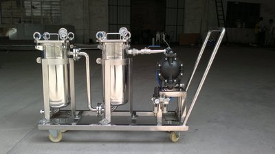 Duplex filters 串联不锈钢双级过滤器，并联多级二级三级过滤器