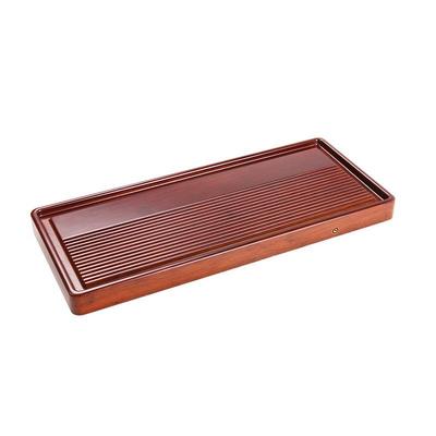 功夫茶盘茶室家用功夫茶具架竹木大茶盘多功能收纳